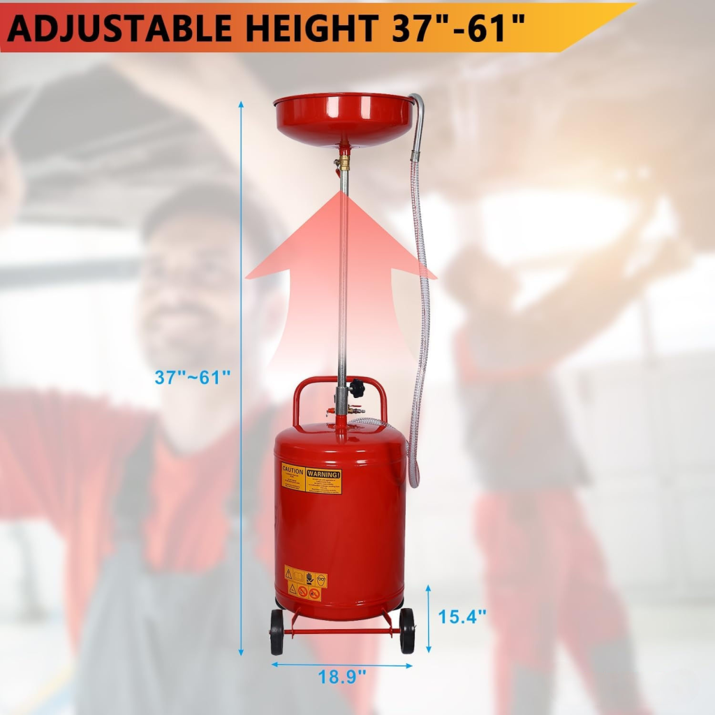 Oil Drain Container - Adjustable Duty Oil Change Pan AlterTool