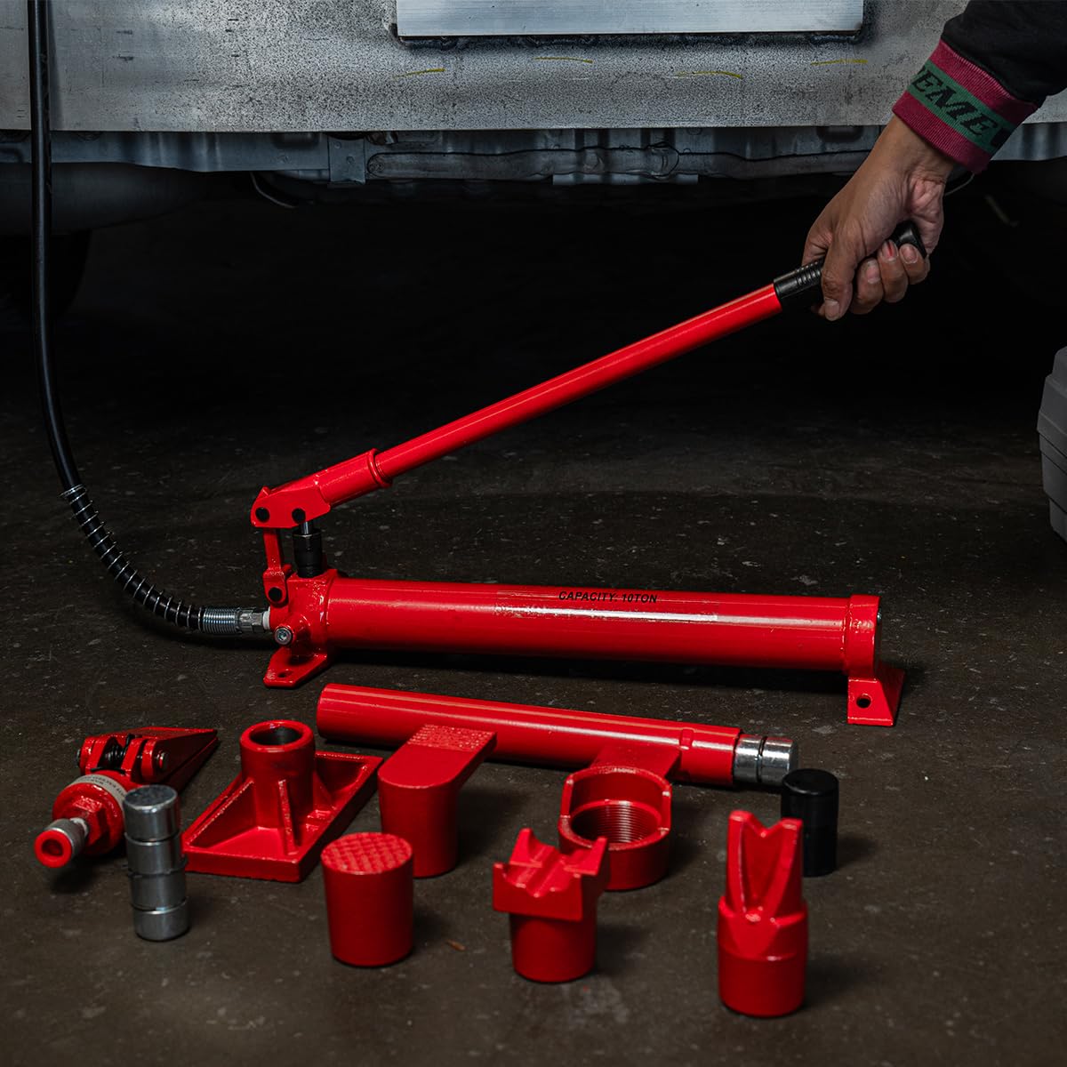 15 Ton Porta Power Kit - Hydraulic Jack Set- AlterTool