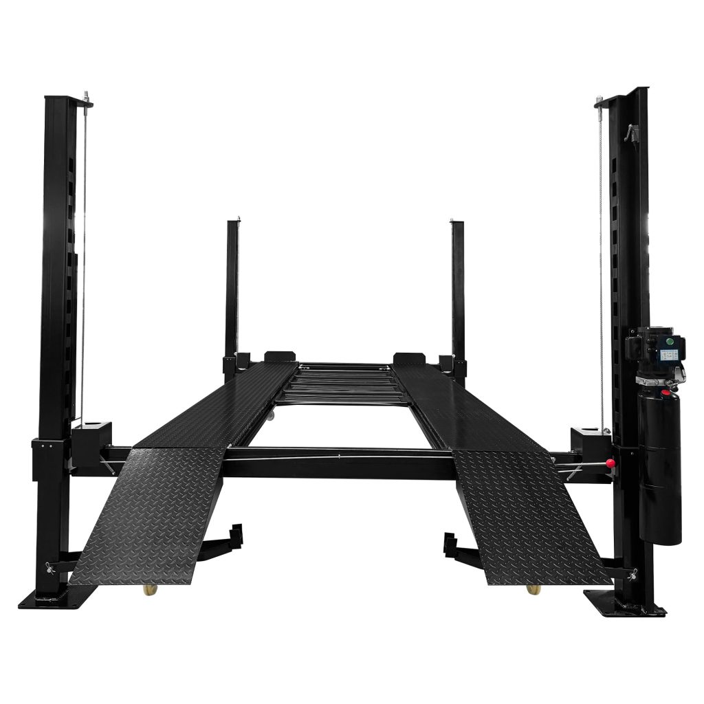 Portable 4-Post Parking Lift | Movable Hydraulic Car Lift - AlterTool